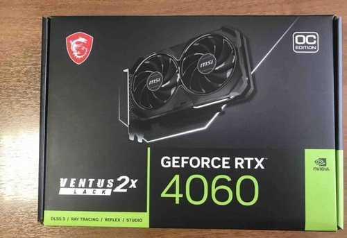 Видеокарта MSI GeForce RTX 4060 ventus 2X black OC