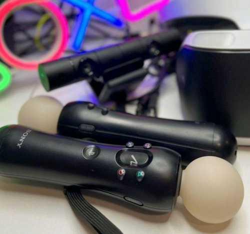 Шлем sony PS4 VR ревизия V2   2 PS move