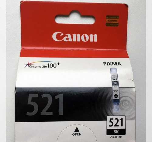 Картриджи Canon CLI-521 BK, CLI-521 C, CLI-521 M