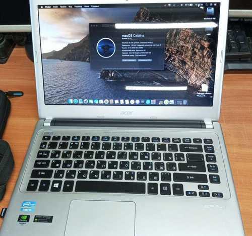 Acer aspire v5 471g на Mac OS Catalina