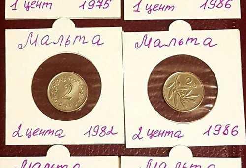 Монеты набором Мальта