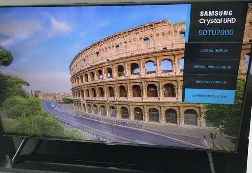 Samsung smart tv crystal uhd 50"