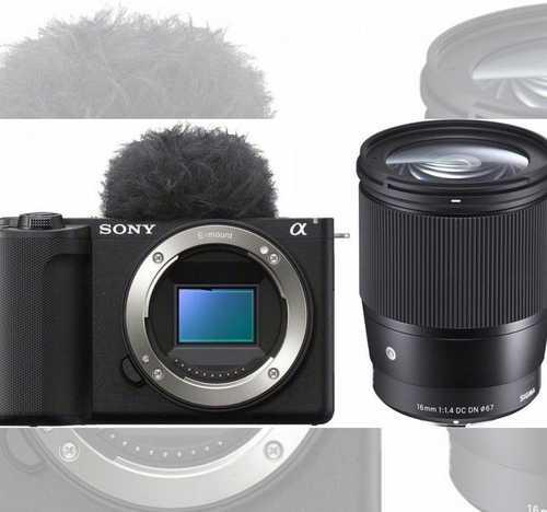 Sony Alpha ZV-E10 II   Sigma 16mm f1.4 DC DN Новый