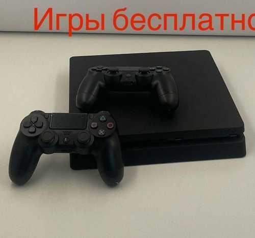 Sony ps4 slim прошитая (игры бесплатно )