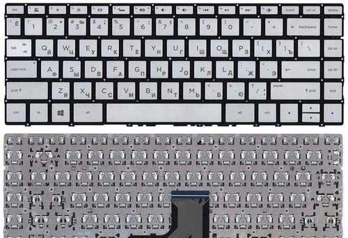Клавиатура для ноутбука HP Envy 13-AD серебристая