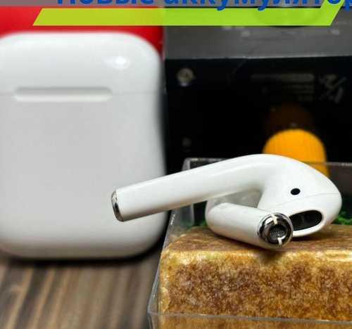 Airpods 1,2 с новыми аккумуляторами в ушах и кейсе