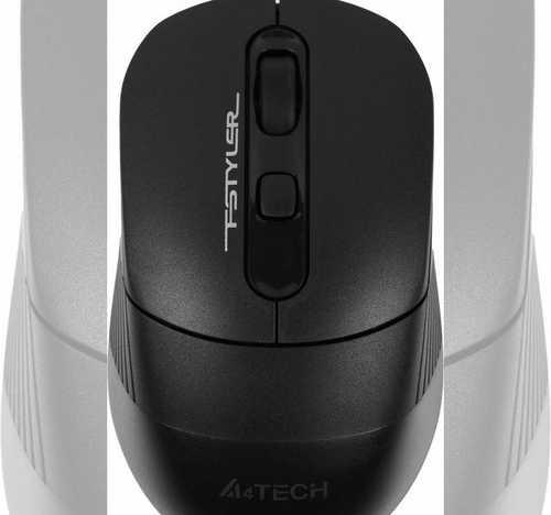 Мышь A4tech Fstyler FB10C, оптическая, беспроводная, USB, черный fb10c stone black