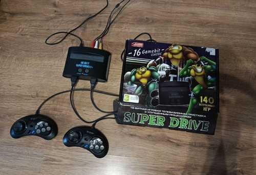 Приставка 16бит Super Drive BattleToads 140игр