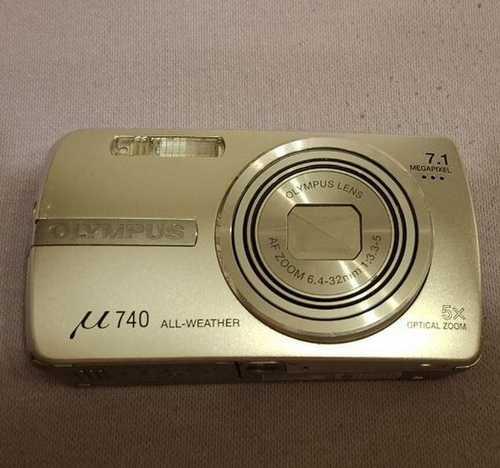 Компактный фотоаппарат olympus M740