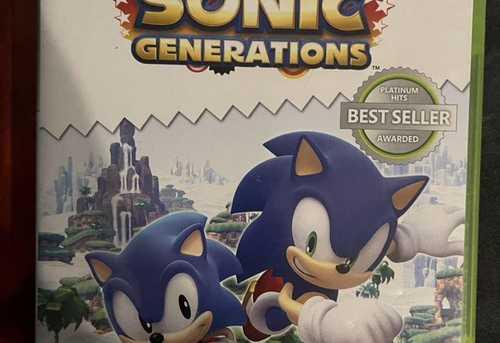 Игра Sonic Genegation на xbox 360