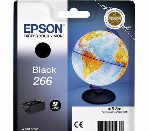 Картридж Epson T266 C13T26614010 черный (5.8мл) дл