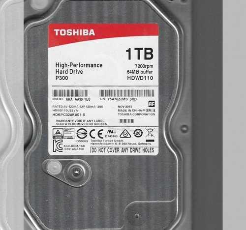 Жесткий диск hdd 1 тб