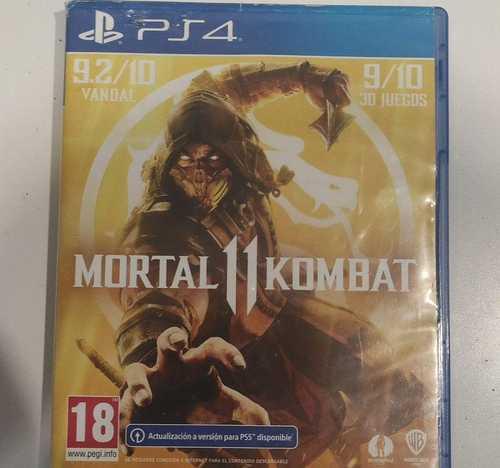 Диски Mortal 11 Kombat на ps4