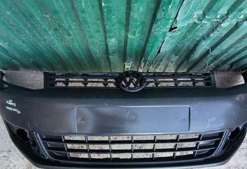 Бампер передний Volkswagen Caddy 2010-2014 год