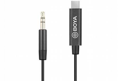 Адаптер Boya BY-K2 с 3.5мм TRS на USB-C