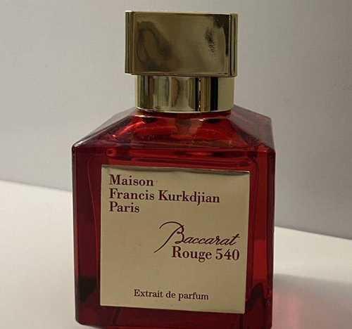 Maison francis kurkdjian baccarat rouge 540