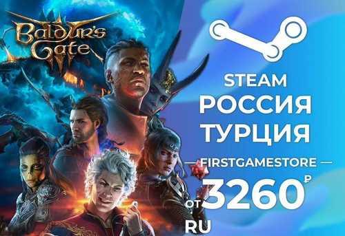 Baldurs Gate 3 Steam Россия/Турция