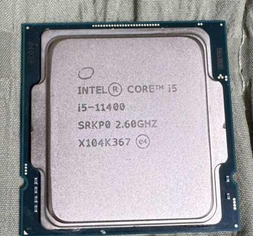 Процессор intel core i5 11400 (6 ядер, 12 потоков)