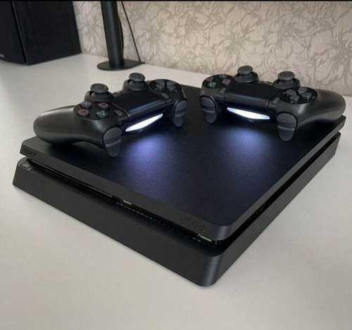 Sony playstation 4 slim 1tb 2 геймпада