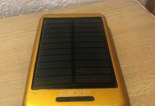 Повербанк с солнечной батареей 10000 mAh