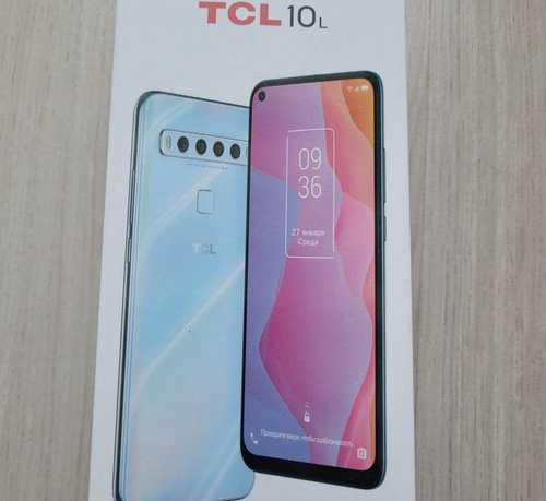 Смартфон TCL 10L 6/64 гб, синий, новый