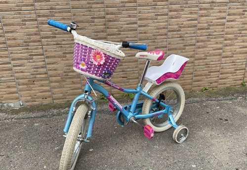Детский велосипед 16 дюймов и 3-х колесный самокат