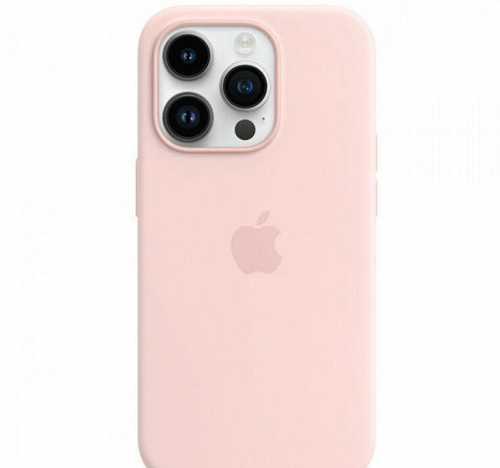 Чехол iPhone 14 Pro Silicone MagSafe Chalk Pink