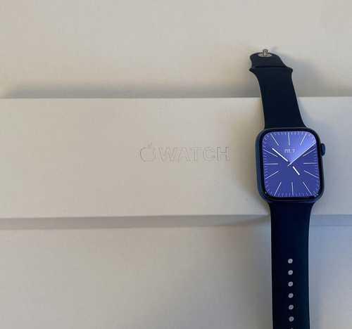 Смарт часы apple watch 7 blue