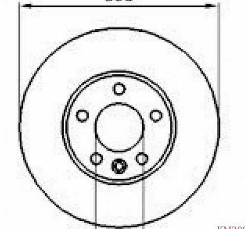 Диск тормозной meyle Touareg 7L; Transporter T5