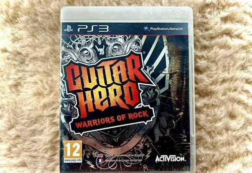 Guitar hero warriors of rock ps3(лицензия)