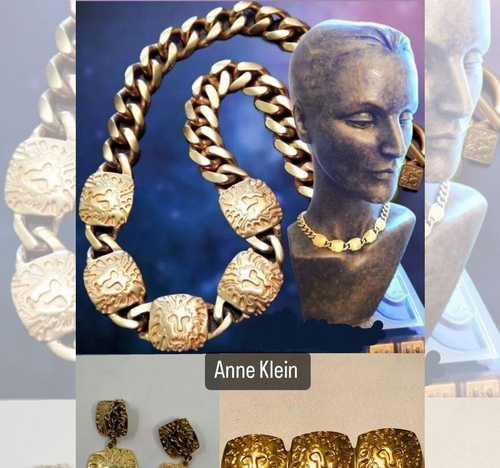 Anne Klein стильный чокер со львами на цепи