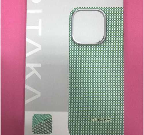 Чехол Pitaka Forest Green iPhone 16 Pro Max