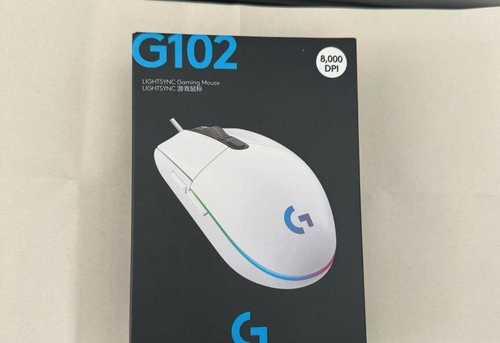 Игровая мышь logitech g102 LightSync white