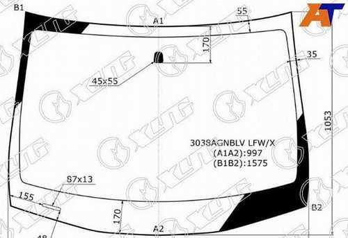 Стекло лобовое ravon R4