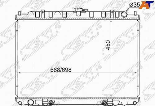 Радиатор охлаждения Ниссан Либерти M12 98-02