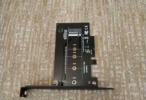 Переходник-контроллер с M.2 на PCI-E x4 и SATA 3