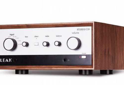 Интегральный усилитель leak stereo 230 walnut