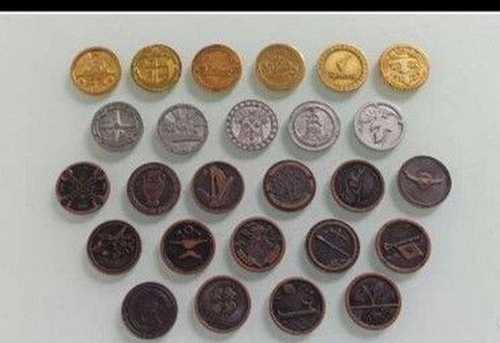 Монеты из пятерочки вся коллекция без Пятерочки