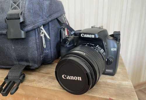 Продам фотоаппарат canon 1000D