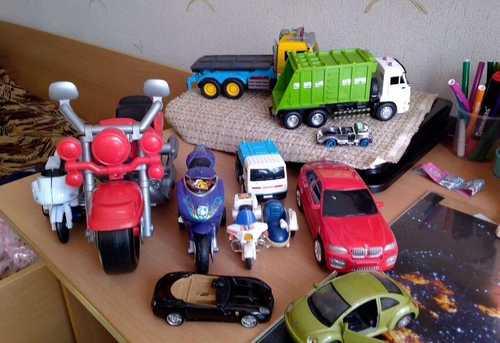 Машинки, мотоциклы, куклы-пакетом