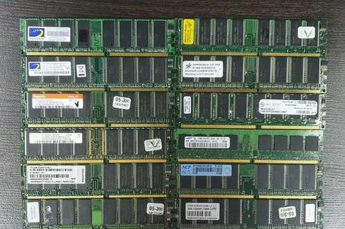 Оперативная память DDR 512Mb в ассортименте