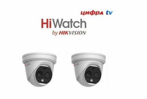 2 камеры видеонаблюдения HiWatch IPT-T012-G2/S