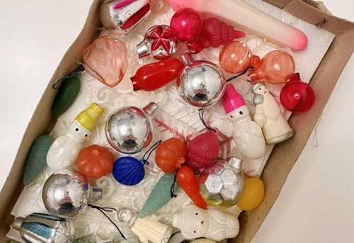 Елочные игрушки СССР малютка набор в коробке
