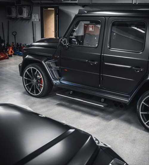Выдвижные электропороги G class 6.3 AMG