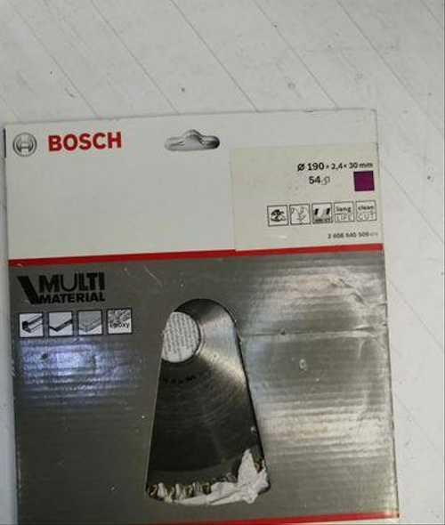 Диск пильный по древесине Bosch 190x30 мало бу