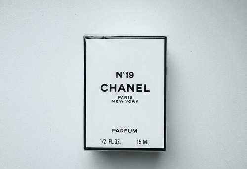 Chanel но 19 parfum духи 15 мл винтаж 1989