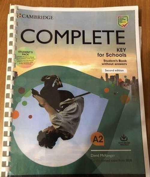 Учебник complete key for schools student's book