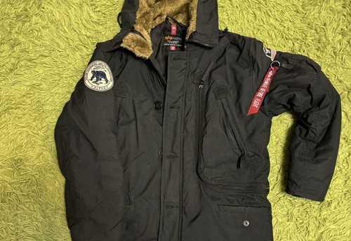 Пуховик зимний мужской alpha industries