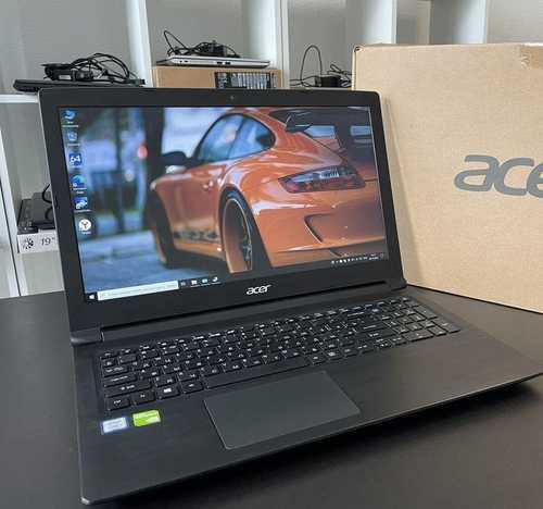 Игровой ноутбук Acer i3/12gb/2видеокарты/SSD HDD