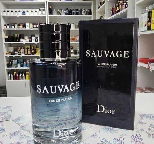 Dior sauvage parfum 100мл мужской парфюм